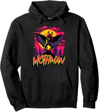 Amazon.com: Mothman Movie Funny Cryptid Halloween Myth Monster Creatures Pullover Hoodie ...